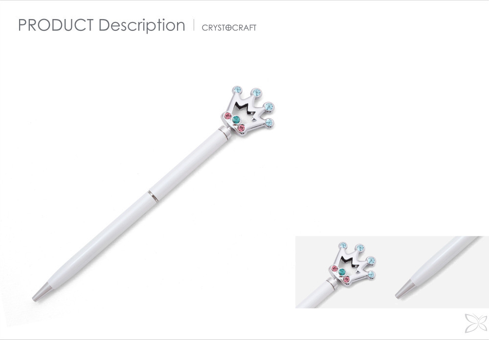 Crystocraft Luxury Metal Crystal Crown Decorated with Brilliant Cut ...