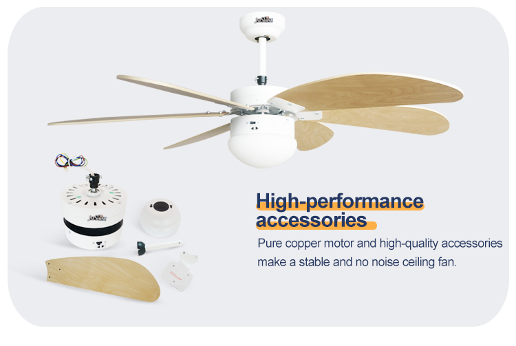MDF Blade Led Ceiling Fan With Remote Control | Air Conditioners, Fans ...