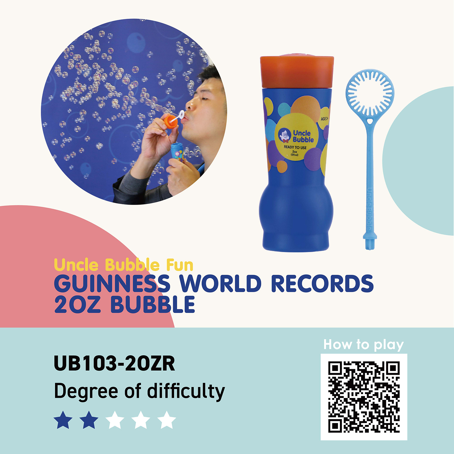 Magic Bubble Wand Guinness World Record Bubble Toy Special Designed