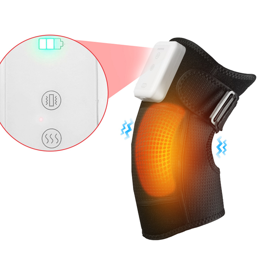 Electric Vibration Heated Hot Compress Leg Feet Knee Heating Pad ...