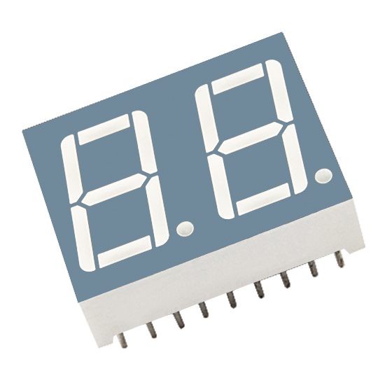 0.56inch (14.20mm), Dual Digit 7-segment LED Display-KW2-561 | 零件，组件及电器 ...