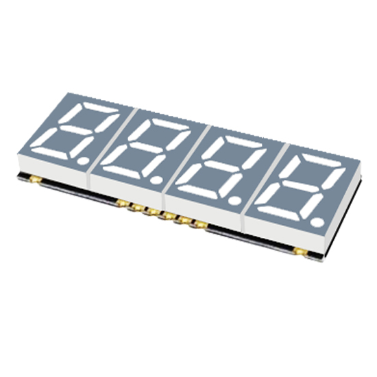 0.56inch (14.20mm), Quadruple Digit 7-segment SMD LED Display | Parts ...