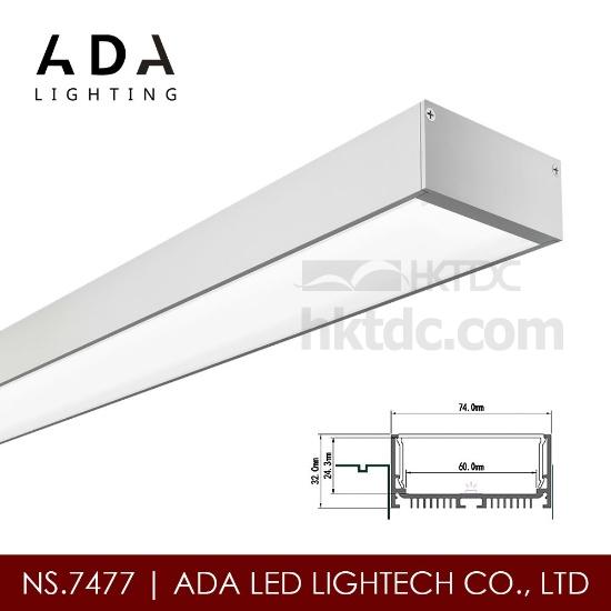 1/ 2/ 3 m Aluminium With PC Frosted Cover LED Aluminum Profile LED ...