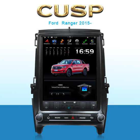 12.1 inch Tesla Car DVD Player Android Screen for Ford Ranger 2015 ...