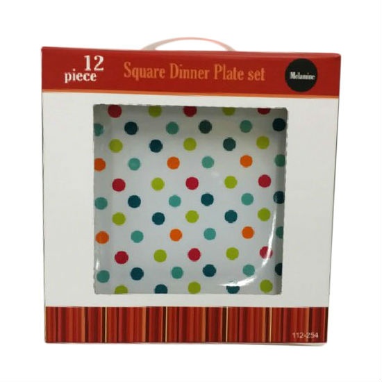 12pc Square Dinner Plate Set | Home Products, Lights & Constructions