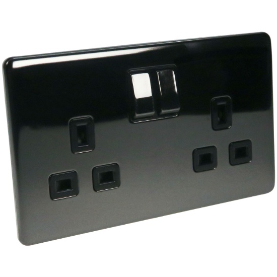 13A 2-Gang Socket Outlet | Parts, Components & Electrical Supplies ...