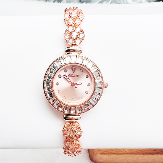 18k Gold plated Jewellery watch zircon stone jewellery watch | Watches ...