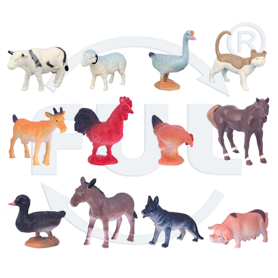 2" PVC FARM ANIMALS 12 ASST'D STYLES | 礼品/ 纪念品 | 礼品，玩具及体育用品