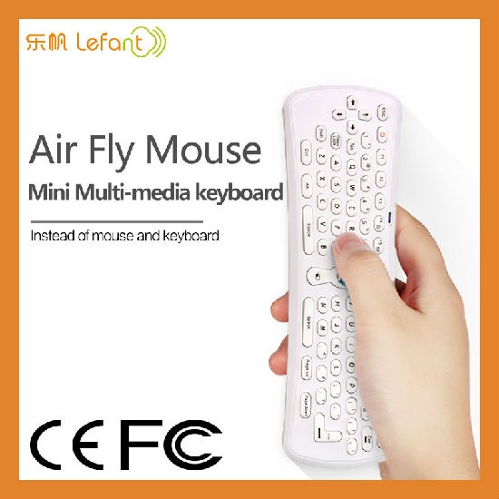 2.4G Mini Wireless Keyboard Remote Control with Fly Air Mouse for PC ...