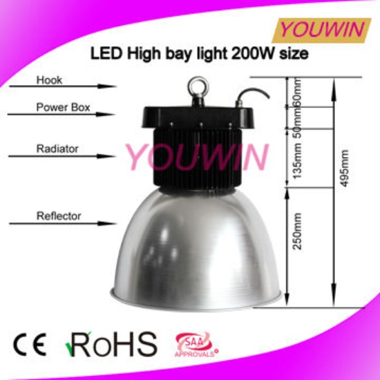 200W LED High Bay Light for workshop | Environmental Protection | Home ...