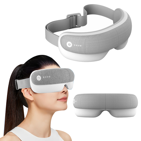 2023 Upgraded Rechargeable Smart Heat Airbag Silicone Eye Massage ...
