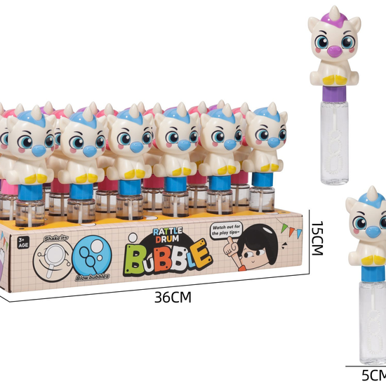 20788-2 UNICORN BUBBLE WAND 50ML | Educational Toys | Gifts, Toys ...