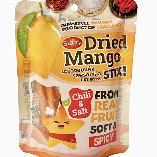 20g Starry Soft-dried Mango Chilli & Salt สตาร์รี มะม่วงอบแห้ง รสพริก ...