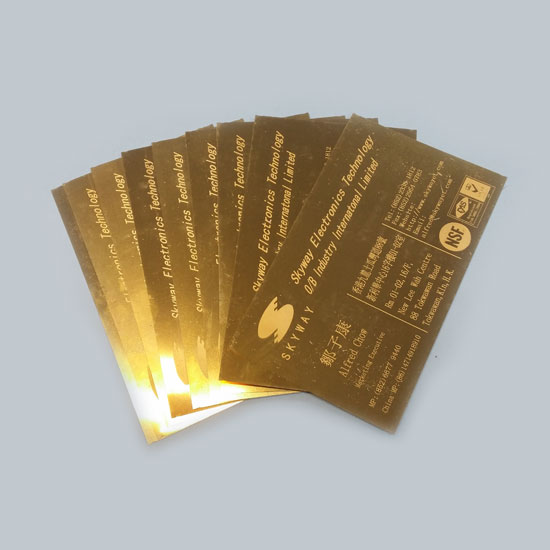 24K Gold Plated Name Card