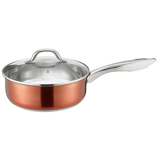 24cm sprayed stainless steel fry pan | Kitchenware | Homeware ...