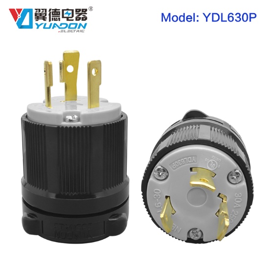 250V 30A Nema L6-30p Plug with UL certificate for hospital equipment ...