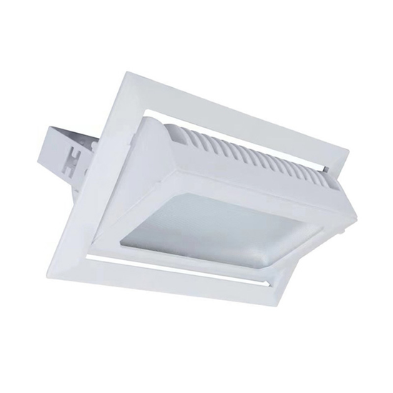 30W50W Rectangular Adjustable LED Downlight Big Power Recessed Ceiling ...