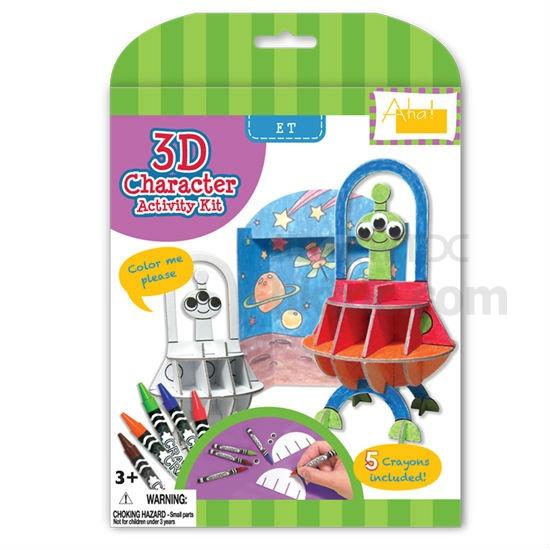 3D Character Puzzle Coloring Activity Kit - ET | Gifts, Toys & Sports ...