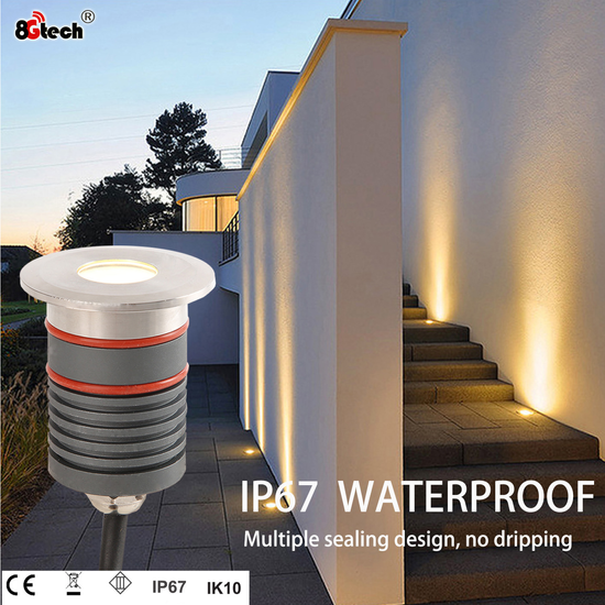 3W LED inground light and underground light for Garden, lawn, villa ...