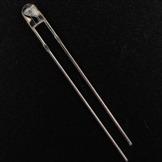 3mm Round Solid State LED Lamp, 5V Resistor LED Without Flange ...