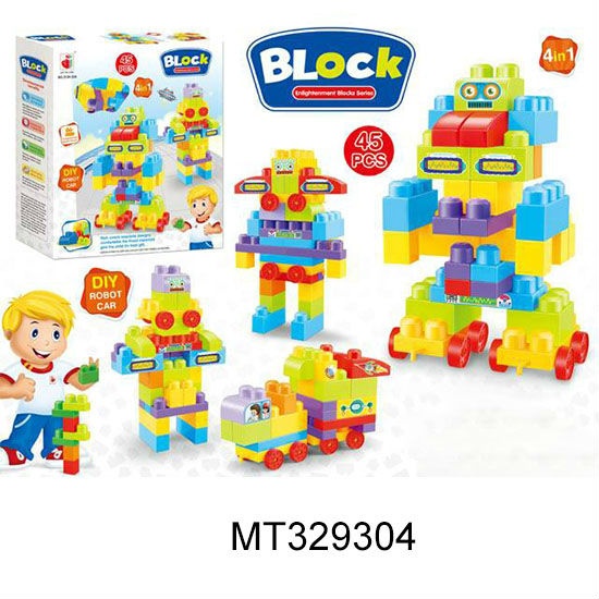 4 in 1 Educational Plastic Building Blocks | Gifts, Toys & Sports Supplies