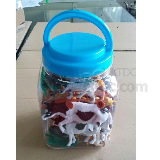 40 Pcs Farm Animal in Plastic Bucket | Gifts, Toys & Sports Supplies
