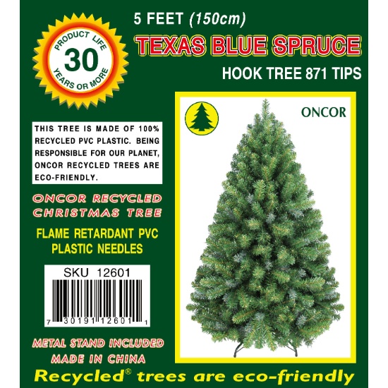 5ft (150cm) Texas Blue Spruce Tree | Gifts, Toys & Sports Supplies