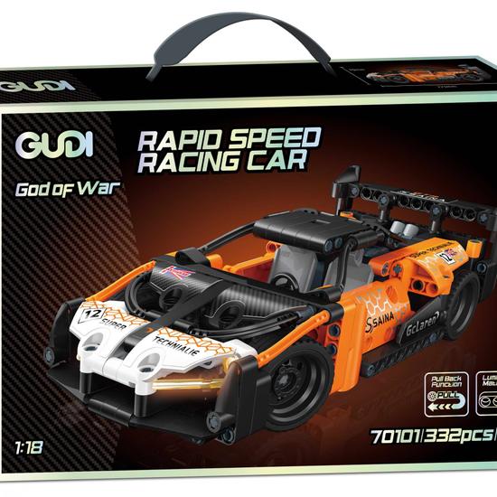 70101 R/C RACING CAR-WAR GOD SENNA GTR(332PCS) | 益智玩具 | 禮品，玩具和及體育用品