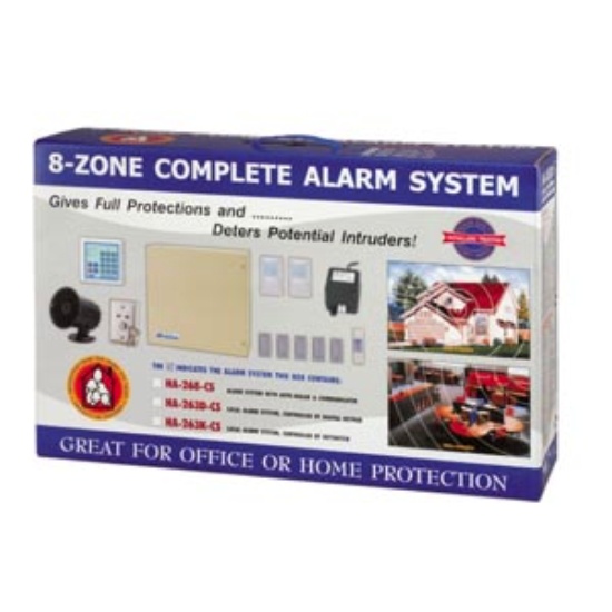 8-Zone Alarm System Complete Kit With Auto-Dialer | 安全与监视 | 消费电子产品
