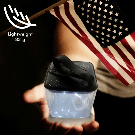 AAA-Battery Powered Inflatable White LED Lantern | Camping & Picnic ...