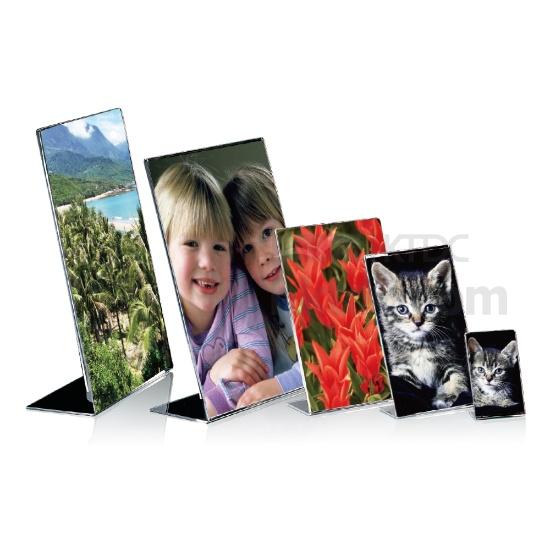Acrylic Vertical L Shape Frame, photoframe, photo stand, L shape frame ...