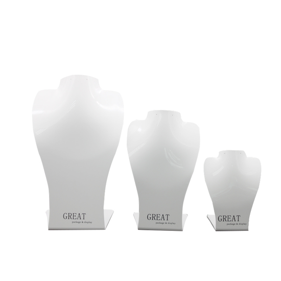 Acrylic portrait neck model three-piece set transparent plastic ...