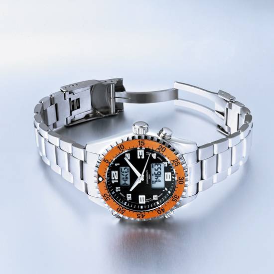 Ana-digit Diver's Watch with World Time Function | Jewellery & Watch