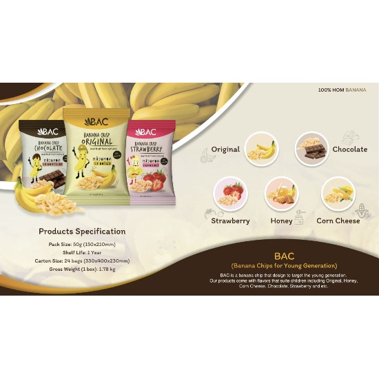 BAC Banana Chips | Food & Beverage