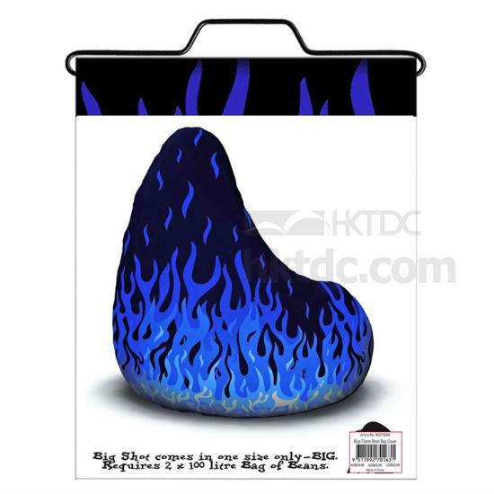 BIG SHOT Bean Bag Chair - Blue Flame (Adult Size) | 家居用品，燈飾及建築