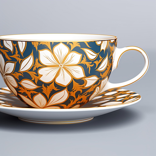 Balance Bone China Tea Cup and Tray Set for Zen-Inspired Teatime ...