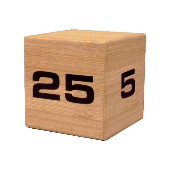 Bamboo Time Cube : 5-10-20-25 minutes | Gifts, Toys & Sports Supplies
