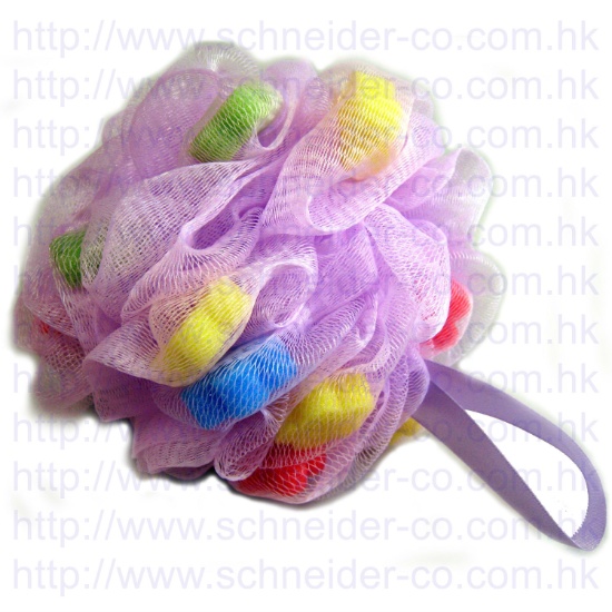 Bath Puff with Flower Shape Sponge | Health, Beauty and Baby Care