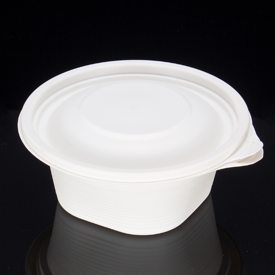 Biodegradable Disposable 450ml Round Food Container | Food & Beverage