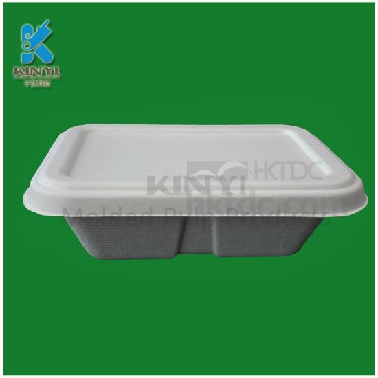 Biodegradable Molded Pulp Food Packaging Box / Tray | Plastic Packaging ...