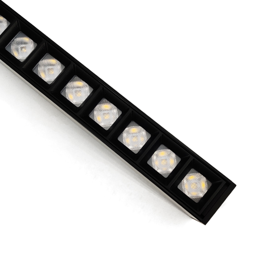 Blueview slim series 50°×50° TIR lens surface linear lighting ...