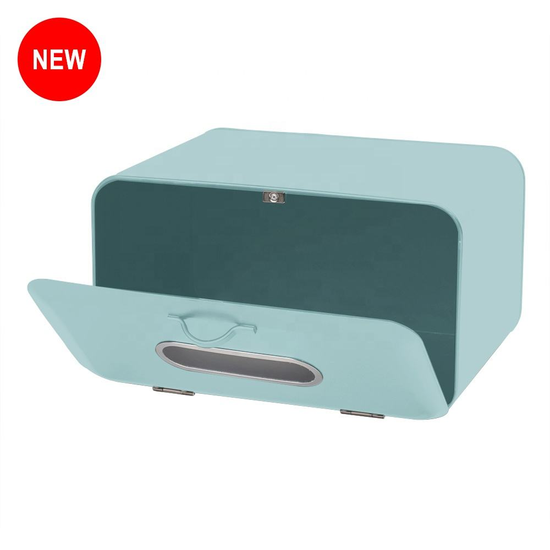 Bread Bin With Bamboo Lid custom Bread Box white Metal Bread Box | Home ...