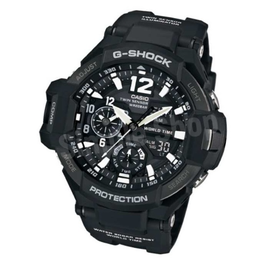 CASIO G-SHOCK GA-1000-1A (GRAVITYMASTER SERIES) | Jewellery & Watch