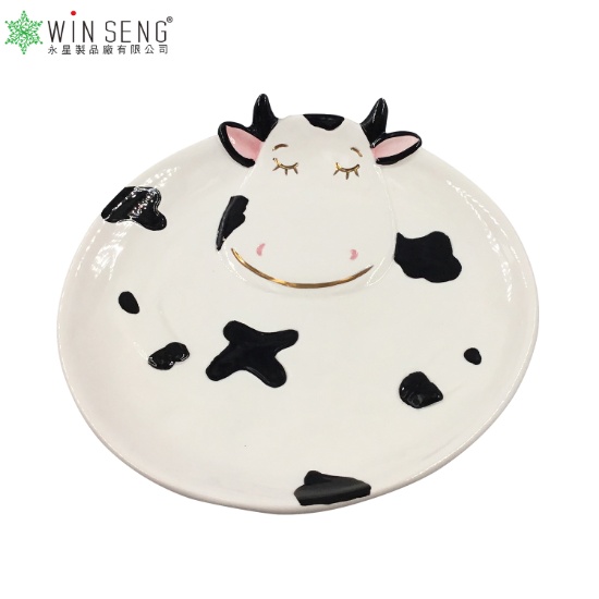 Ceramic Cow Plate | Home Products, Lights & Constructions