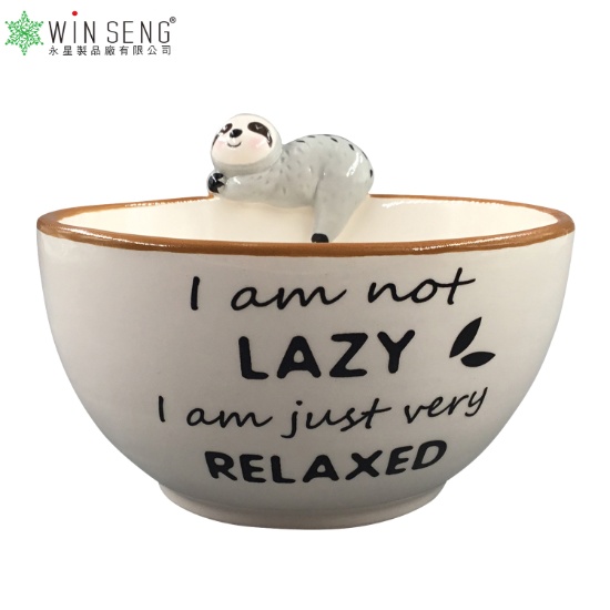 Ceramic Sloth Bowl | Home Products, Lights & Constructions