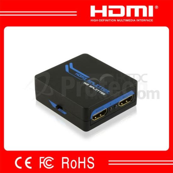 Cheap Mini HDMI Splitter 1 In 2 Out With USB Power Cable Support 1080p ...