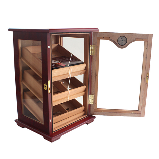 Cigar Humidor Cabinet Cigar Display Counter Store Display Cabinet Wood ...