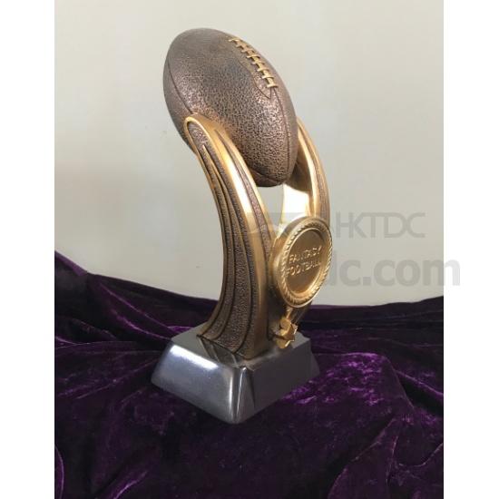 Copper Finish Resin Rugby Premium | Gifts, Toys & Sports Supplies