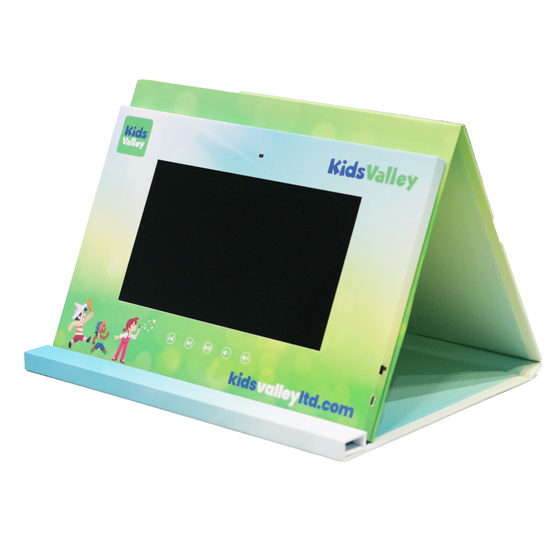 Custom 10.1-Inch HD IPS Linen-Bound Video Display Offset Printed Paper ...