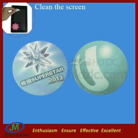 Custom Mobile Phone Screen Cleaner Sticker, Mobile Screen Cleaner ...